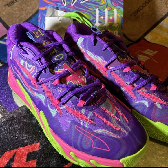Puma | Shoes | Puma Mb3 Toxic Size 1 For Mens In Purple Glimmer And ...